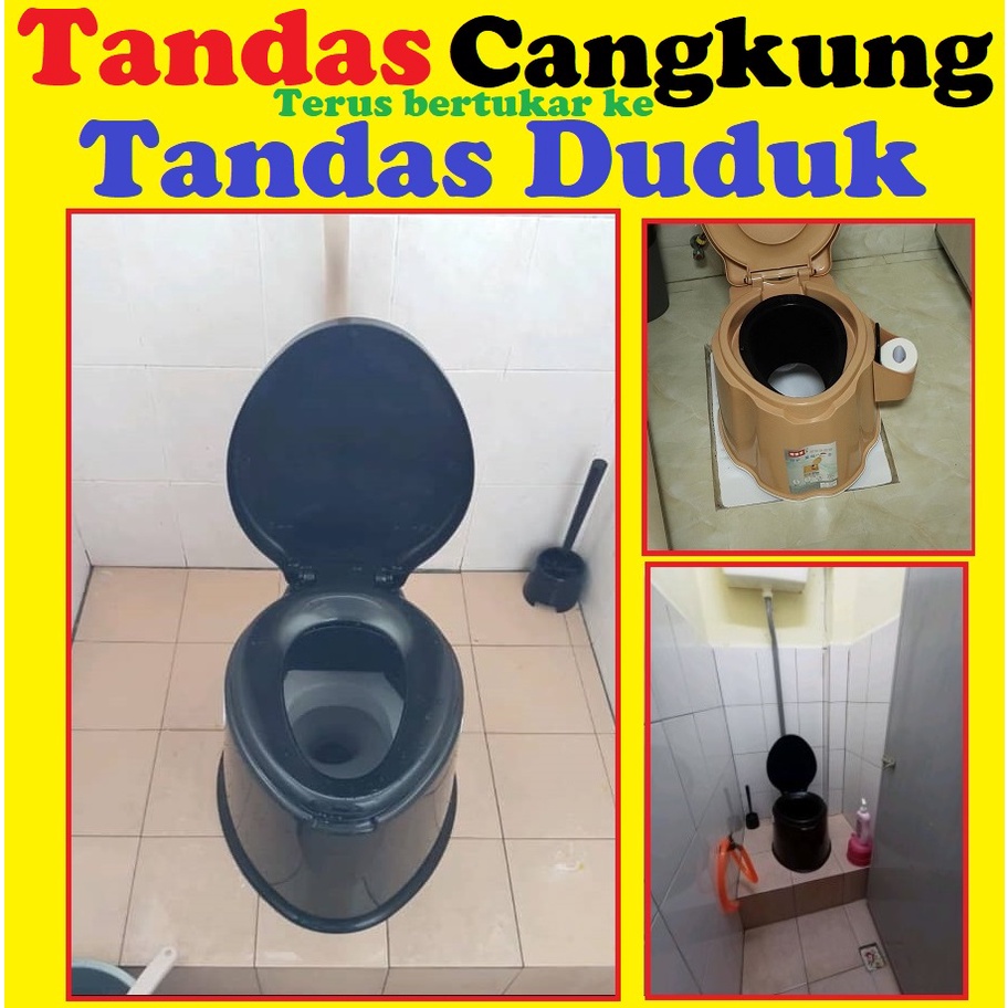Toilet Commode Chair Pregnant Seat Kerusi Tandas Duduk Cangkung Ibu ...