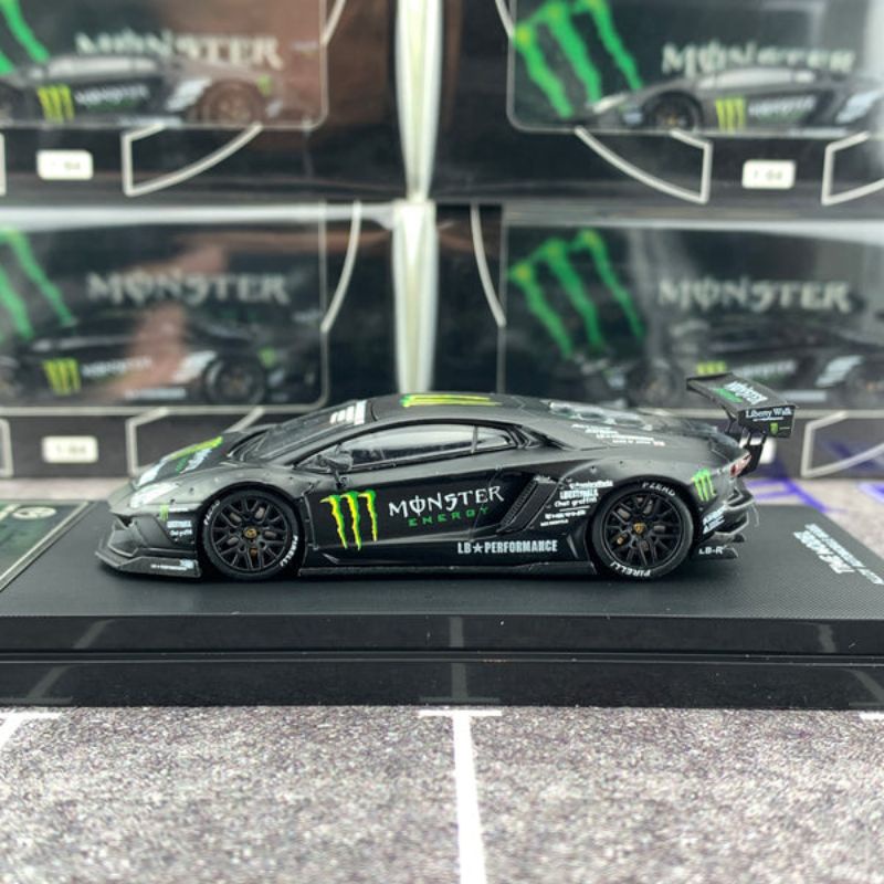 time micro 1/64 Lamborghini Aventador monster livery | Shopee Malaysia