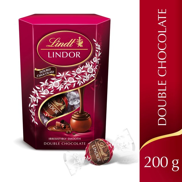 Lindt Lindor Double Chocolate 200g Shopee Malaysia