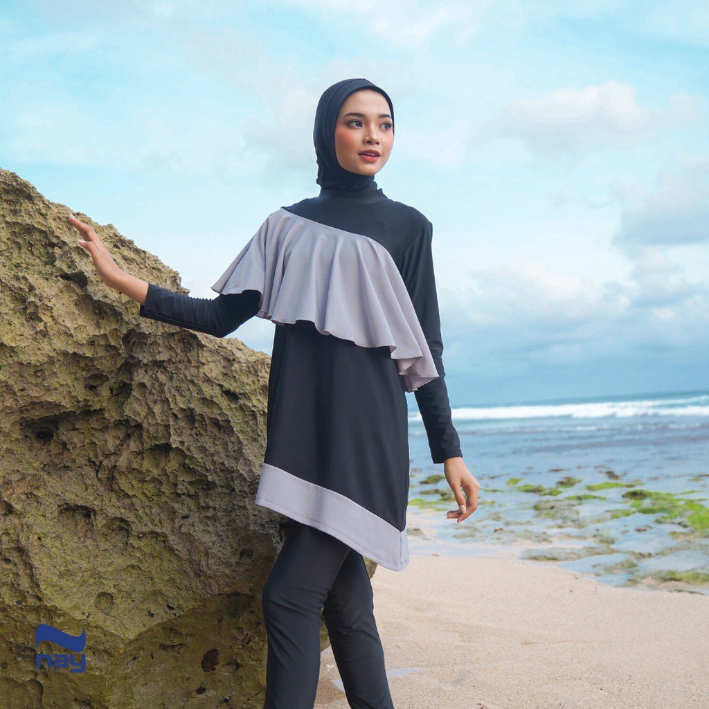 (Ready Stock) Women Muslimah Swimming Suit Swimwear Baju Renang ...