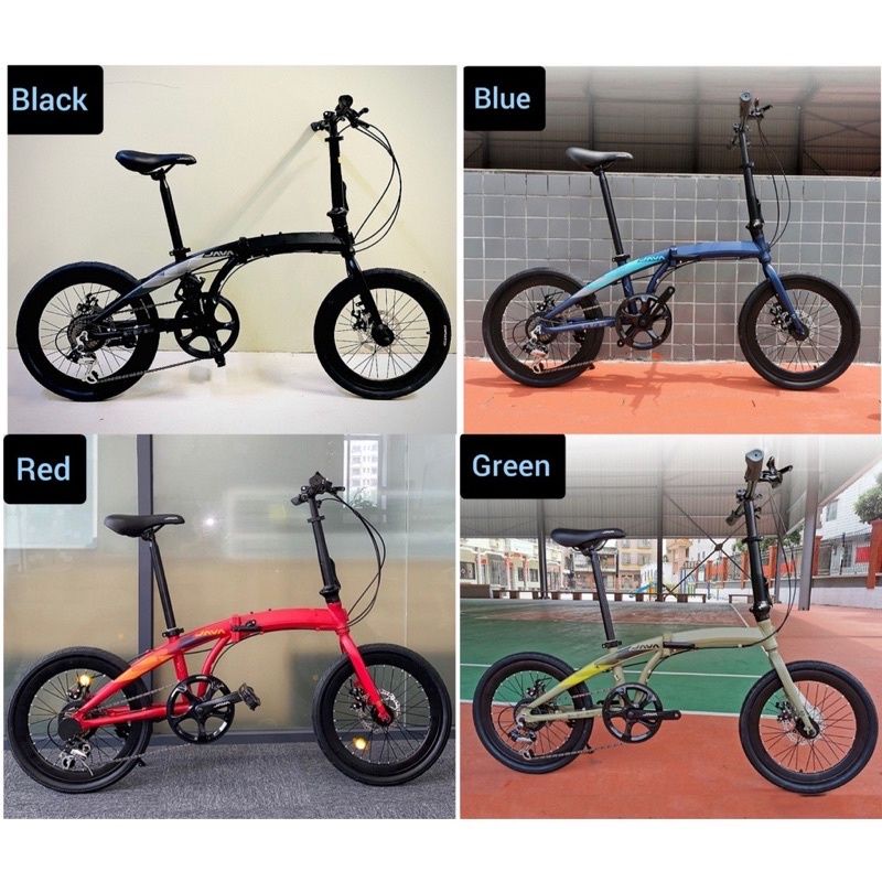 Clear Stock Java Zelo | Xelo v2 Version 7Speed Folding bike | Shimano ...