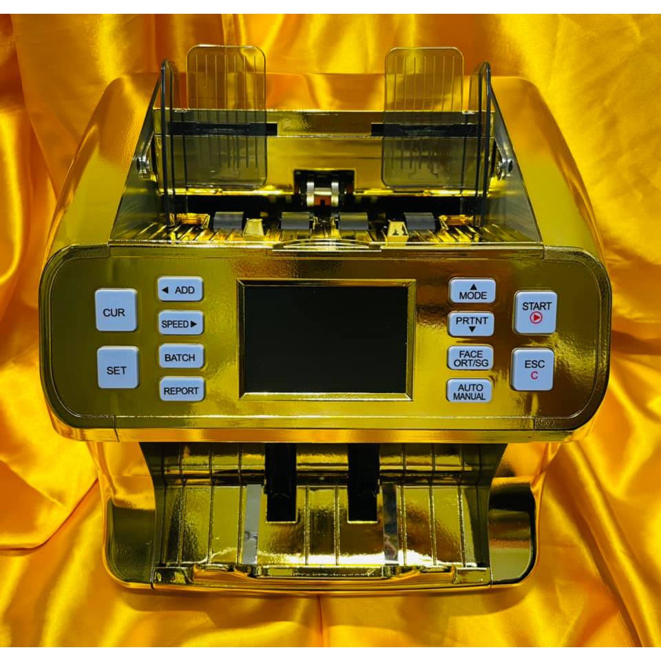 Money Counter Cash Counting Machine. Count Mixed Value. Show Total ...