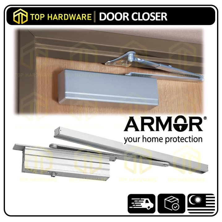 TOP🇲🇾ARMOR Door Closer Concealed Door Closer / Hold Open door closer ...