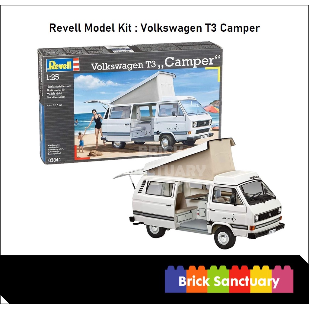 Revell Model Kit : Volkswagen T3 Camper Model Kit 1:25 | Shopee Malaysia