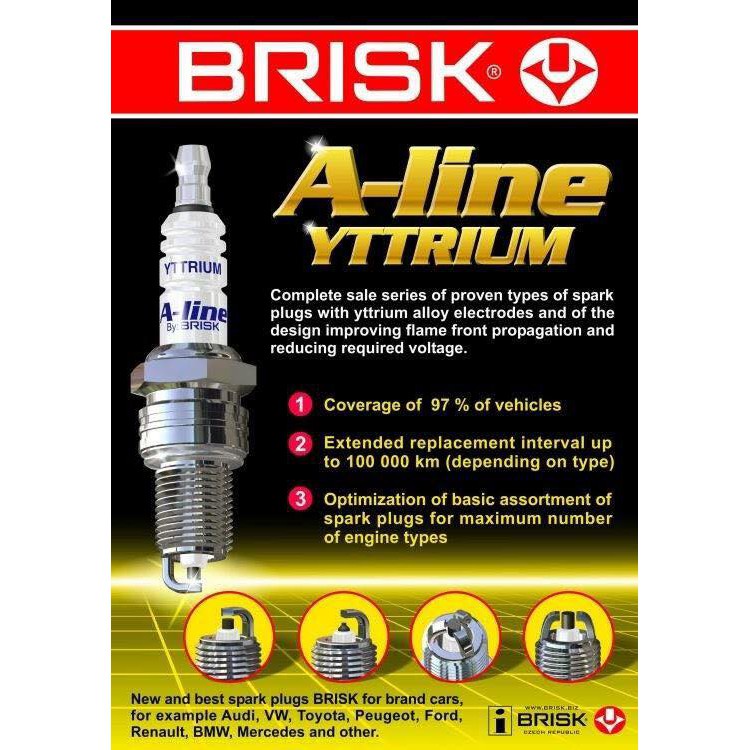 BRISK A-LINE SPARK PLUG 1 SET X 4 PCS | Shopee Malaysia
