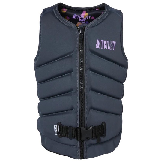Jetpilot X1 F/E Ladies Life Jacket - Sina Fuchs Edition Charcoal ...