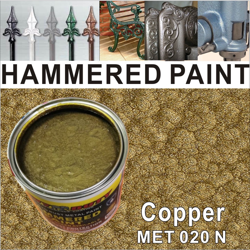 COPPER 5L ( 5LITER ) HAMMERED PAINT ( METALLIC PAINT HEAVY DUTY ...