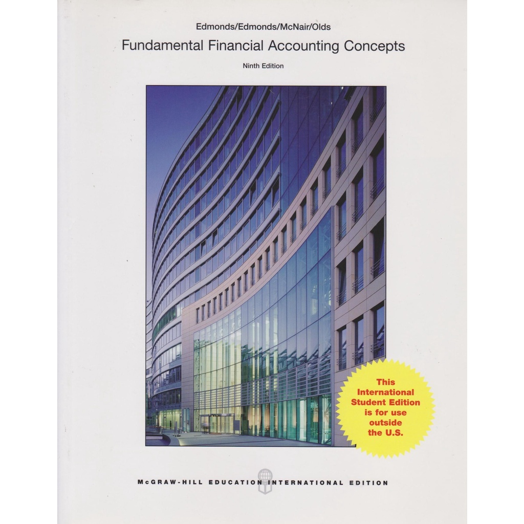 Fundamental Financial Accounting Concept-Ninth Edition (Mc Graw Hill ...
