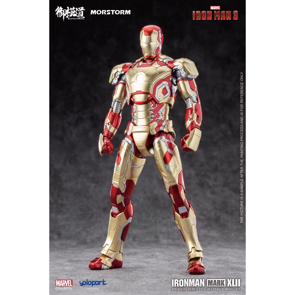 Emodel x Morstorm 1/9 Scale Iron Man MK42 PLAMO (Deluxe) Assembly Model | Shopee Malaysia