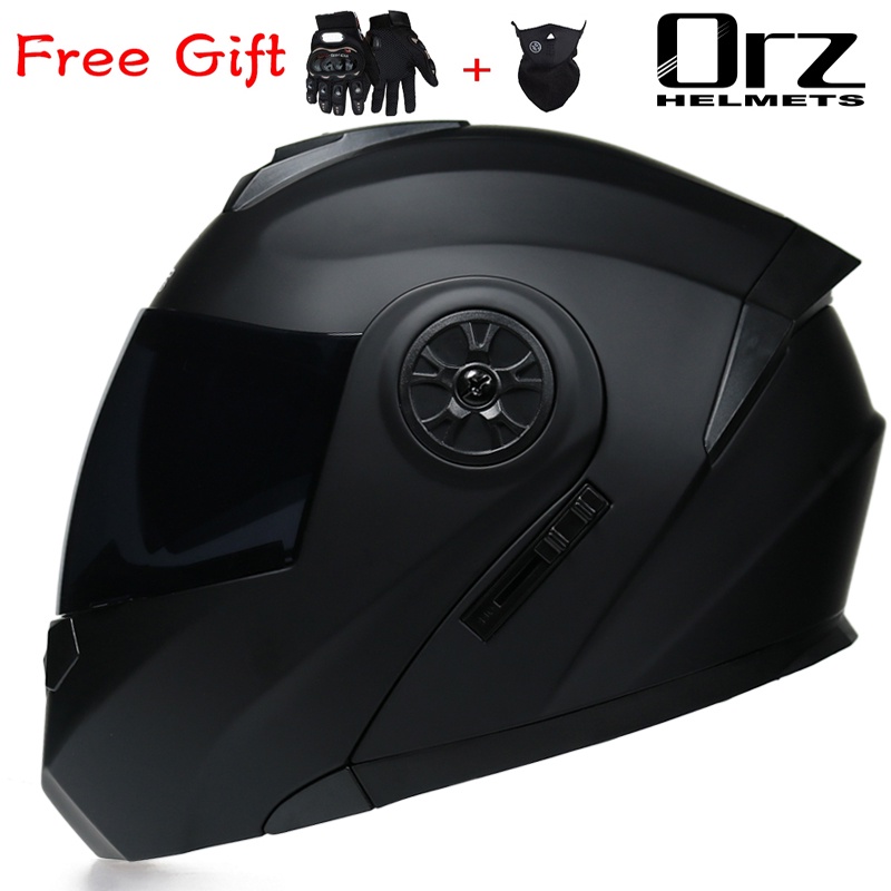 ORZ Latest DOT Approved Safety Modular Flip Motorcycle Helmet Voyage ...