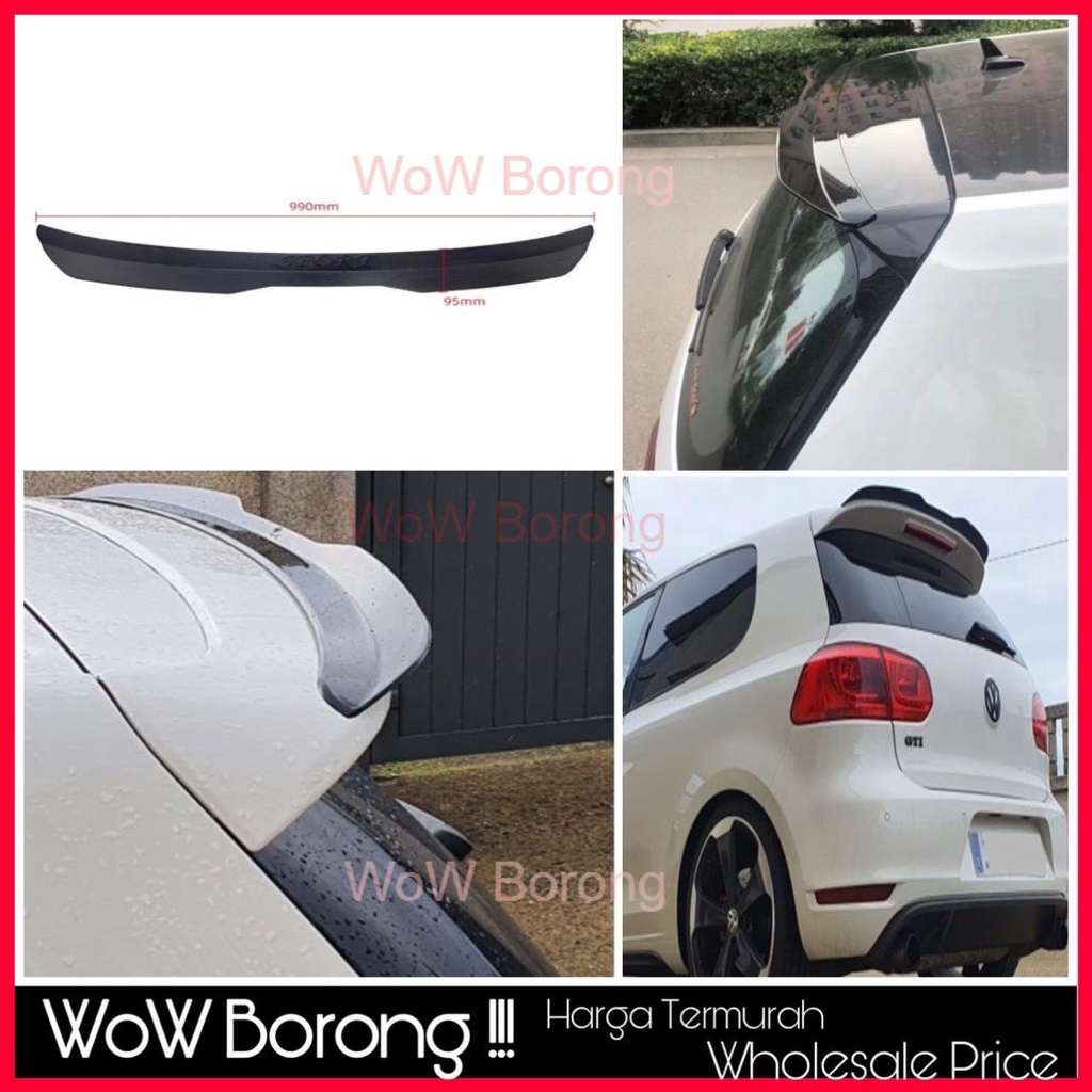 New Universal Hatchback Tail Modification Tail Wing Spoiler Accessories ...