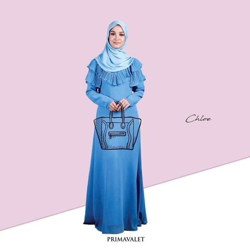 PRELOVED CHLOE DRESS ASYALLIE BY PRIMAVALET (M) | Shopee Malaysia