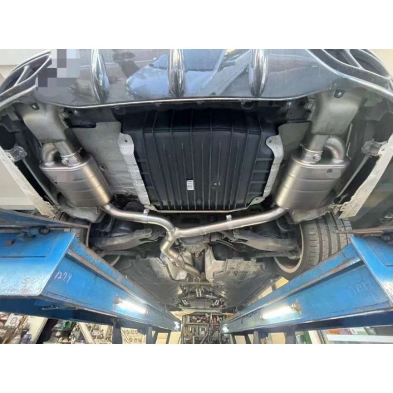 Mercedes W205 C43 M276 3.0 Bi-Turbo 2017+ Car Muffler Exhaust Pipe ...