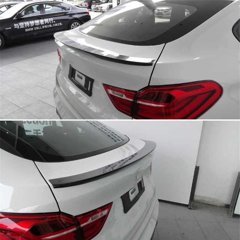 Use For BMW X4 F26 Spoiler 2013--2017 Year Glossy Balck Real Carbon ...