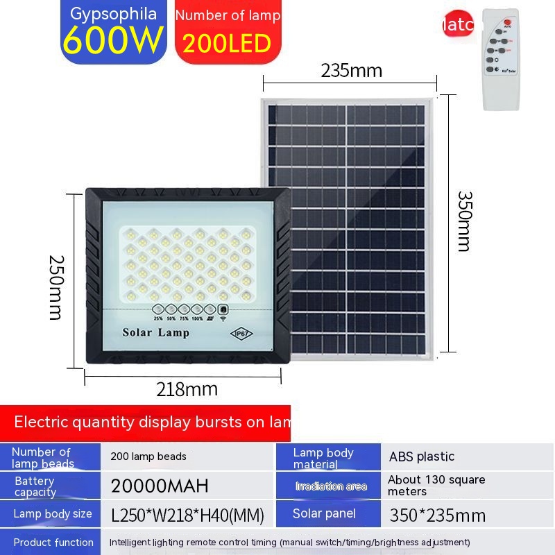 🔥Ready Stock🔥1200W 6500K Solar light Outdoor lighting IP67 Lampu solar ...