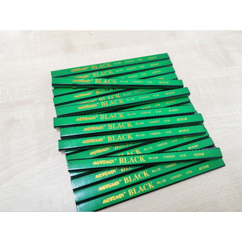 LS GEMILANG CANADA 333 Carpenter Pencil Flat Wood Construction Wood ...