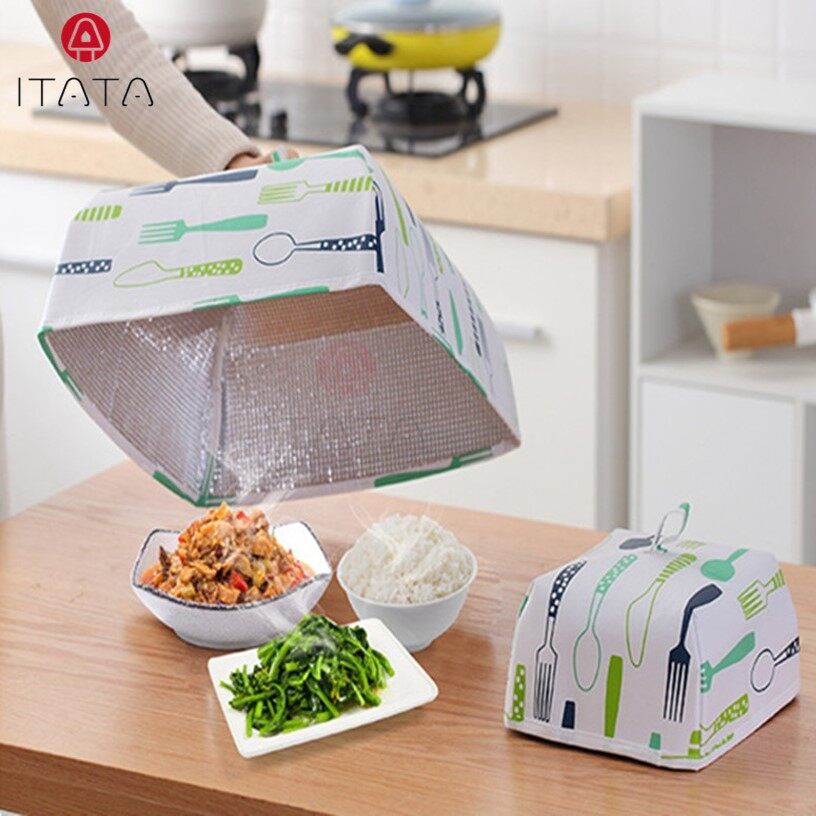Insulated Aluminium Foil Food Cover Dining Room Dish Cloth Tabletop ...