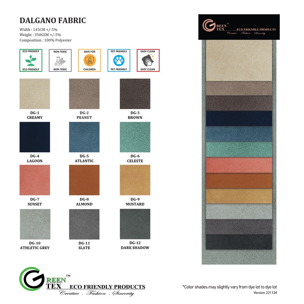 DALGANO FABRIC - (NEW) ANTI SNAGGING SOFA FABRIC MATERIAL - DALGANO ...
