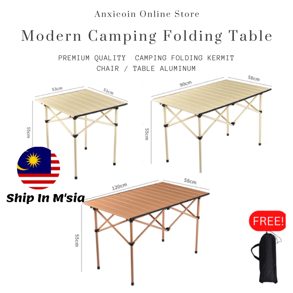 AXC Foldable Camping table Camp Table camping folding table ultralight ...