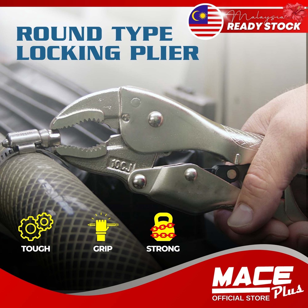 Round Type Locking Plier High Quality Heavy Duty Multifunction Plier 7 ...