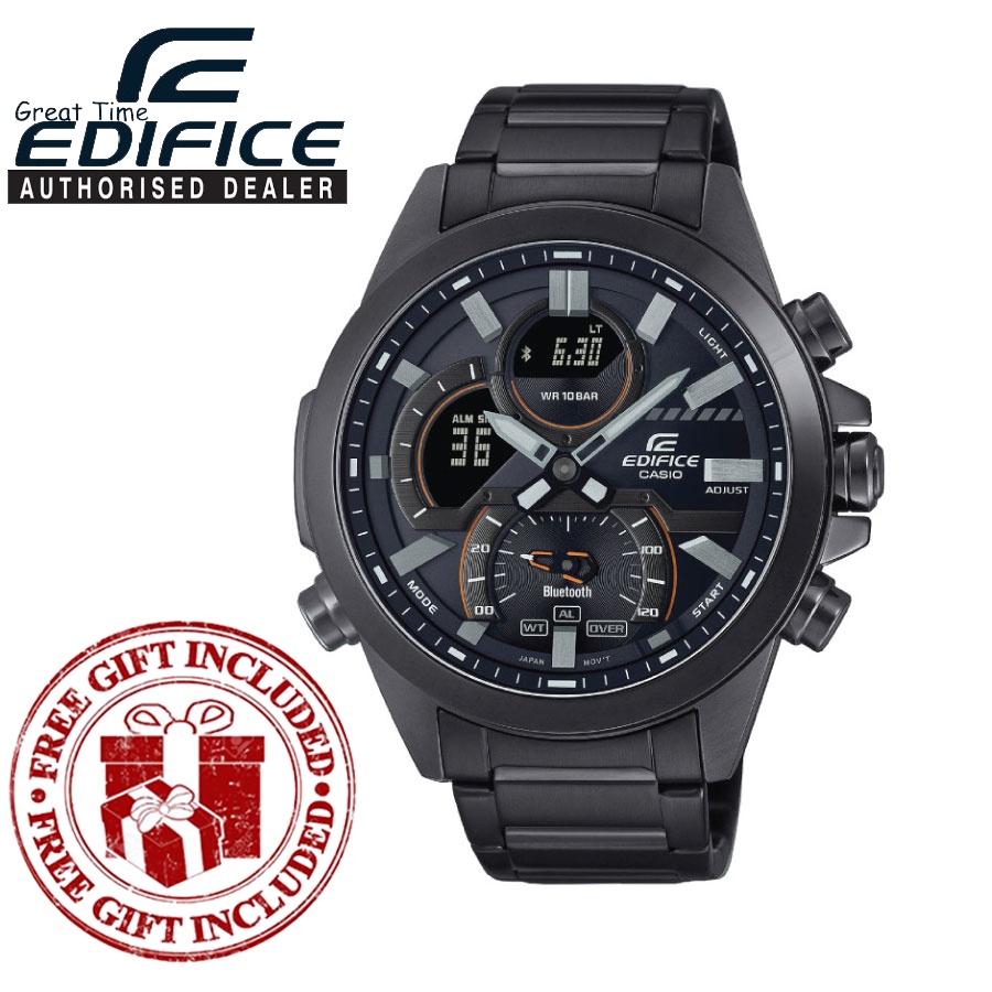 (READY STOCK) Official Marco Warranty CASIO Edifce ECB-30DC-1A Smartphone Link Model Edifice 100 ...