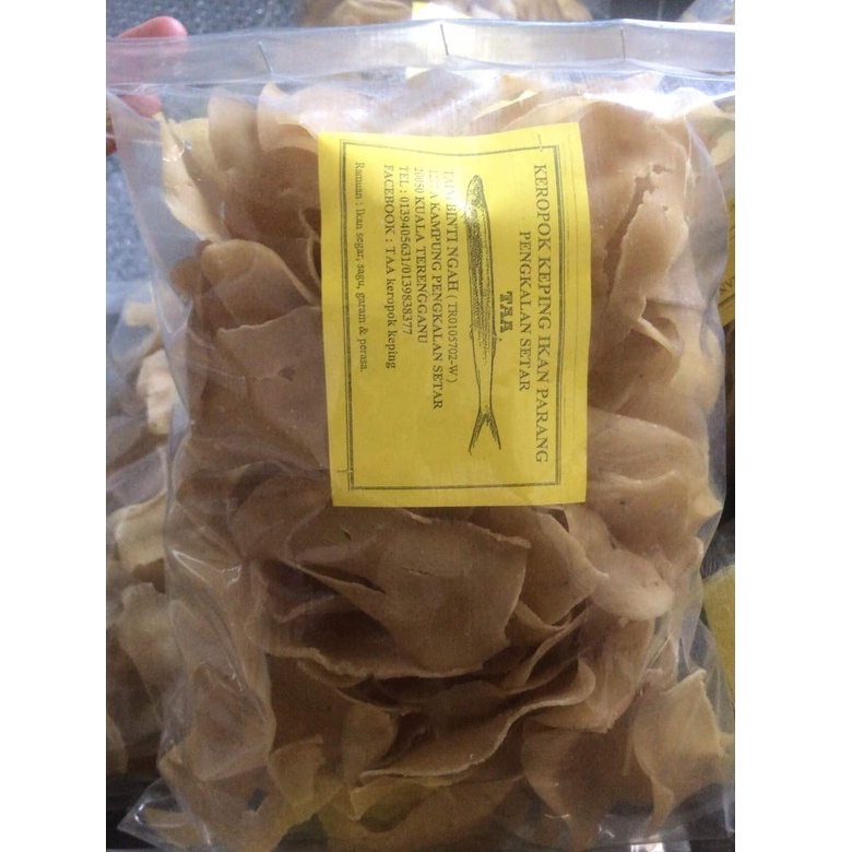 500g Kerupok Ikan Parang Pengkalan Setar | Shopee Malaysia
