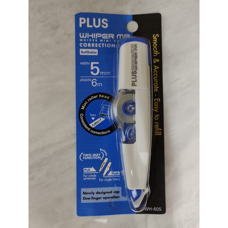 PLUS Correction Tape WH-605 / WH-645-11 / REFILL | Shopee Malaysia