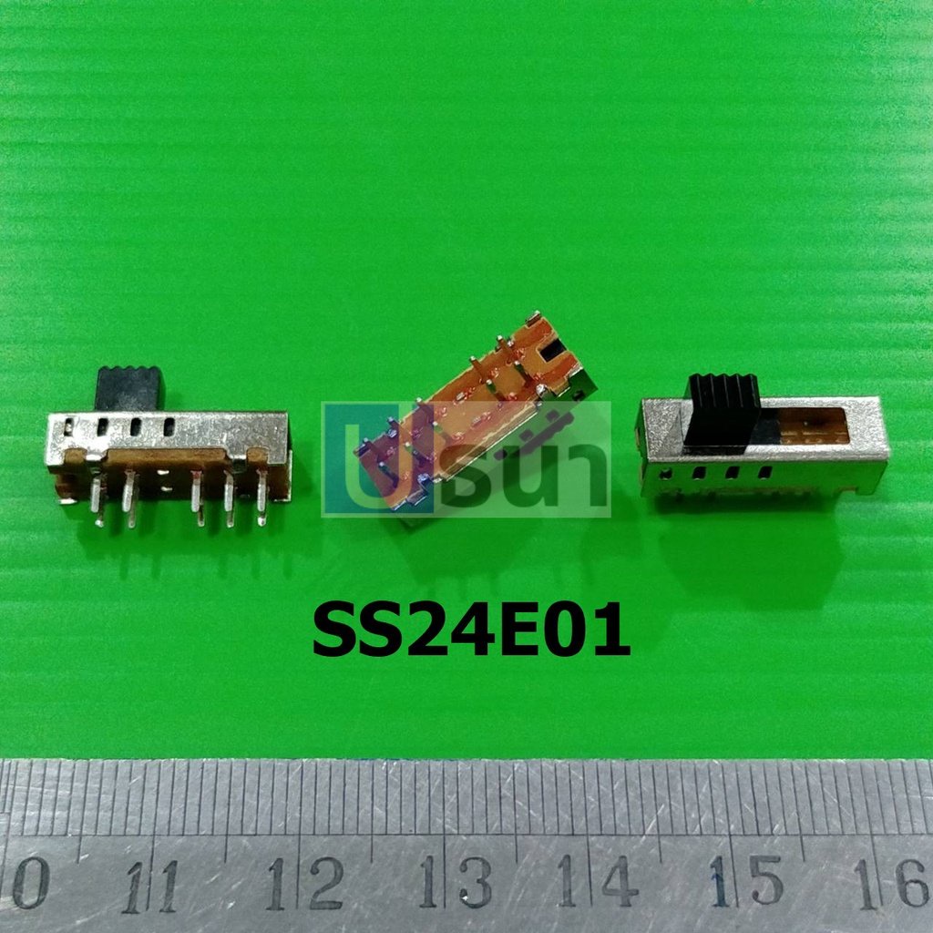 switch Slide Toggle Sliding 10 Pin Size 6.2x18.1mm (10 SS24E01) (1 Unit ...