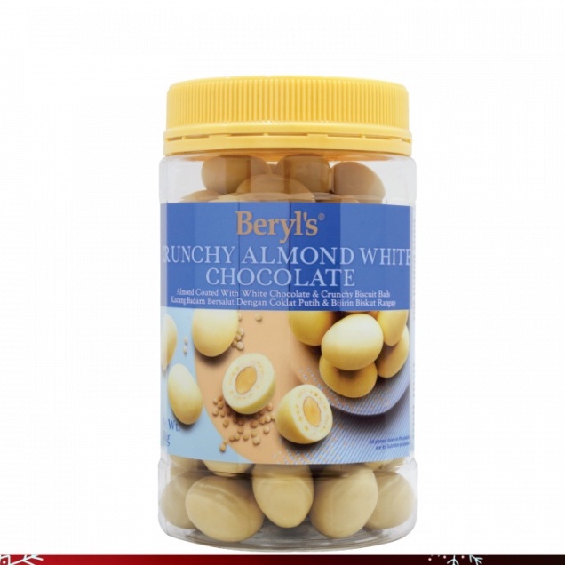 [ORIGINAL] BERYL'S ALMOND COATED WITH WHITE CHOCOLATE & CRUNCHY BISCUIT ...