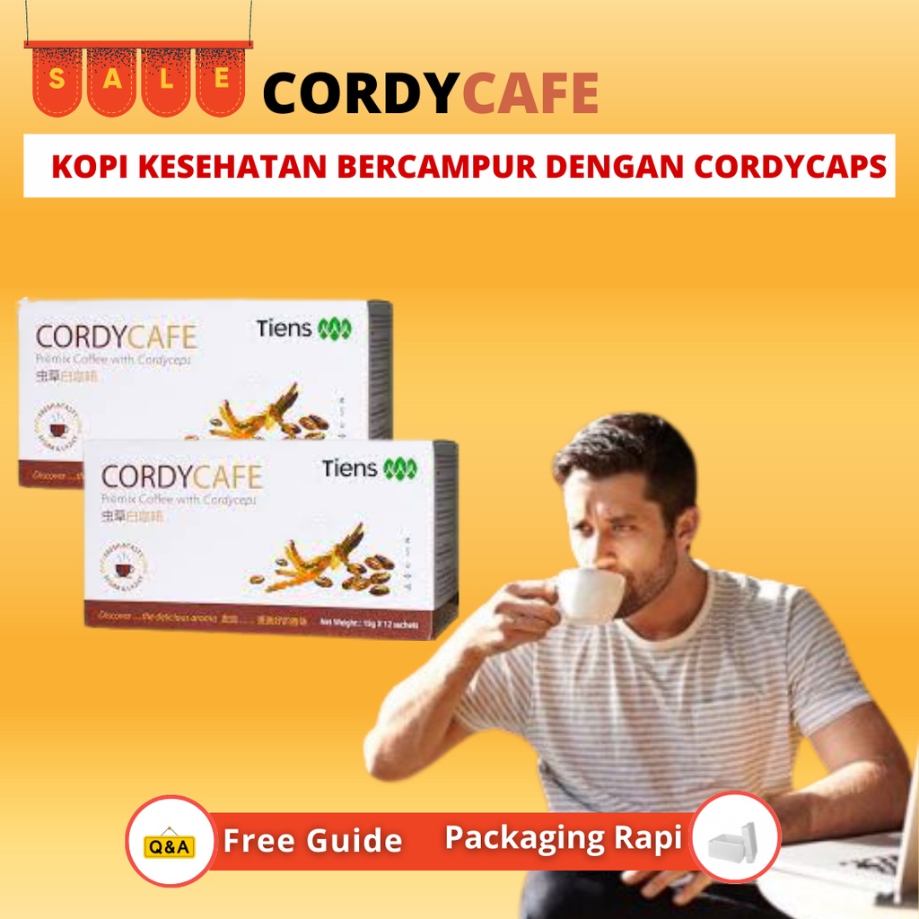 PROMO KOPI GINGSENG Kuat Cordy Cafe Cordyceps Bantu Tambah System Imun ...
