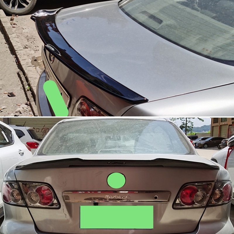 Use For Mazda 6 Spoiler 2003--2013 Year Old Mazda6 Glossy Real Carbon ...