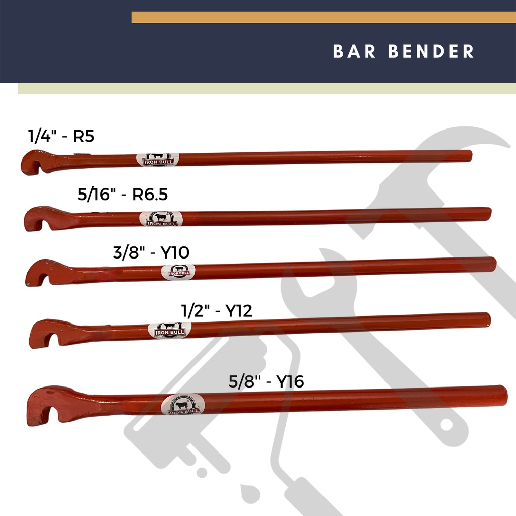 Iron Bull Bar Bender | Rebar Steel Bender | Metal Bar Bender | Bengkok ...