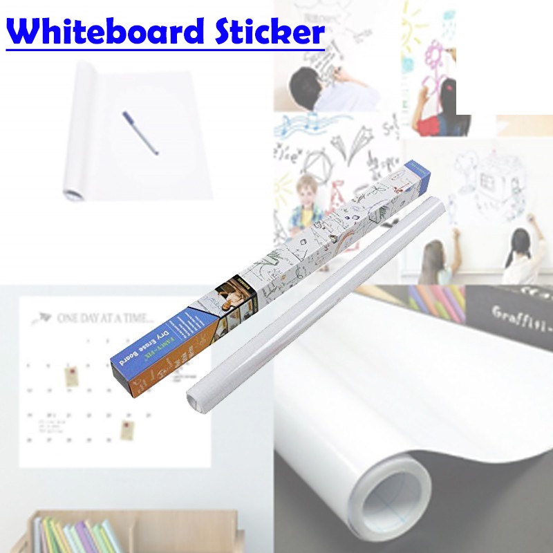 Whiteboard Sticker Whiteboard Sticker Roll Big White Boards for Wall ...