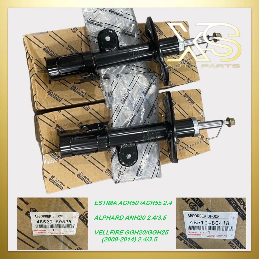 ( 100% ORIGINAL ) ESTIMA ACR50 GSR50 VELLFIRE ALPHARD ANH20 GG20 GGH25 ...