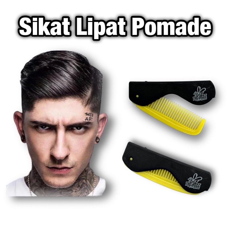 Sikat Lipat Pomade Flip Comb Folding Comb | Shopee Malaysia