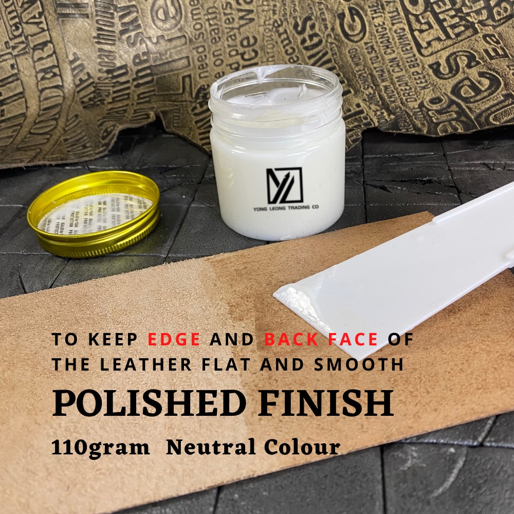 YLT Leather Flesh Side Back Finish Polish Back Edge Flat Smooth Binder ...