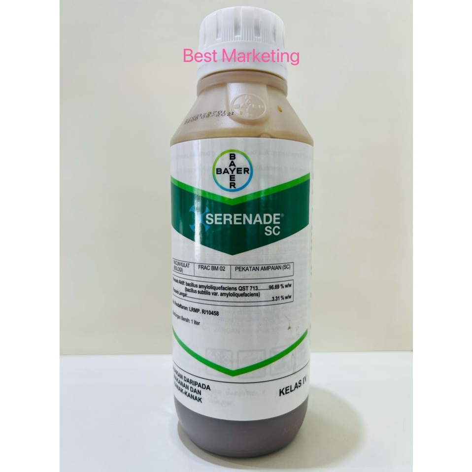 1LIT SERENADE SC BAYER 活性枯草芽孢杆菌VAR解淀粉 BACILLUS SUBTILIS VAR ...