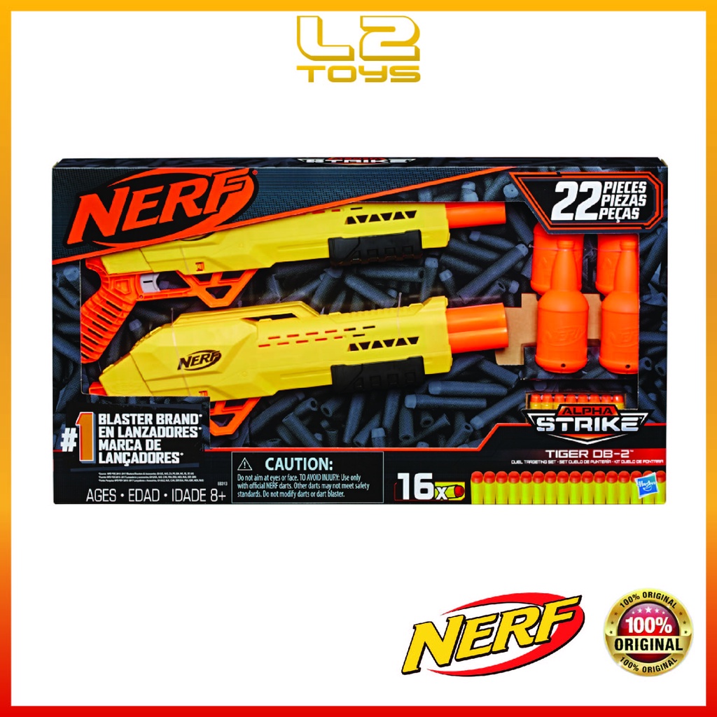 NERF ALPHA STRIKE TIGER DB-2 TARGET SET | Shopee Malaysia