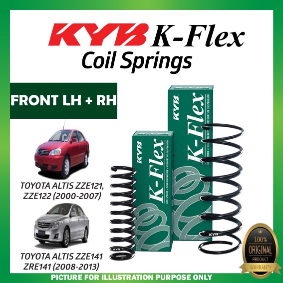 TOYOTA ALTIS ZZE12 (00-07) ZZE14 / ZRE14 (08-13) FRONT / REAR / SET ...