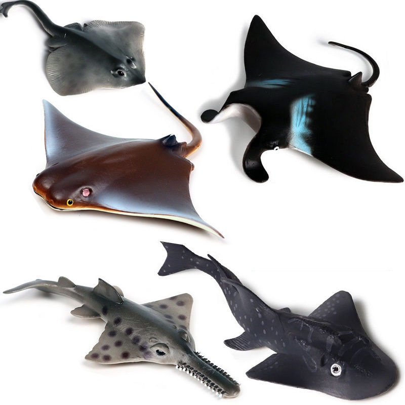 Marine creature Devil fish manta ray sawray artificial animal model ...