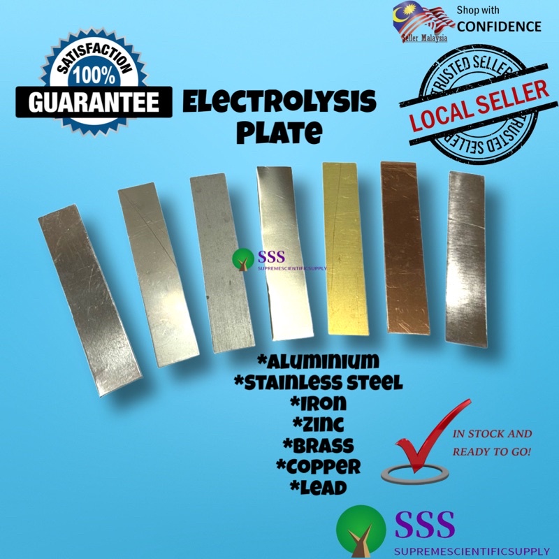 🔥[Ready stock]🔥Electrolysis Plate | Plat Elektrolisis (20x100mm ...