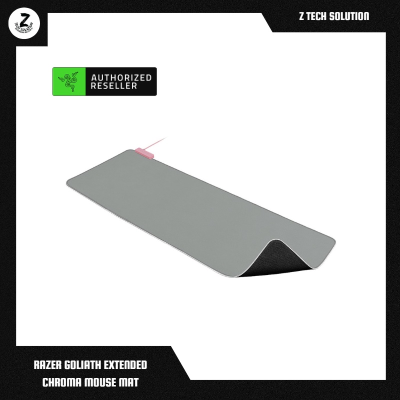 Razer Goliathus Extended Chroma Quartz Soft Mat with Chroma LED RGB ...