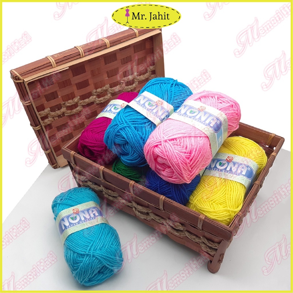 40g Benang Kait Nona M Knitting Crochet Yarn | Shopee Malaysia