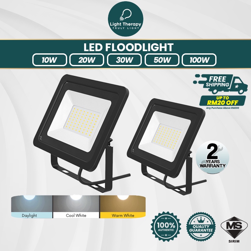 10w/20w/30w/50w/100w LED Spotlight Floodlight White High Quality Outdoor Spotlight Lamp Lampu ...