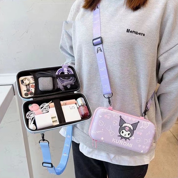 Kuromi Super Mario Portable Phone Bag Power Bank Pouch Charger Case ...