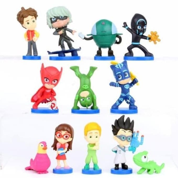 Pj Mask Figure Set Of 12/children's Toys Pj Mask | Shopee Malaysia