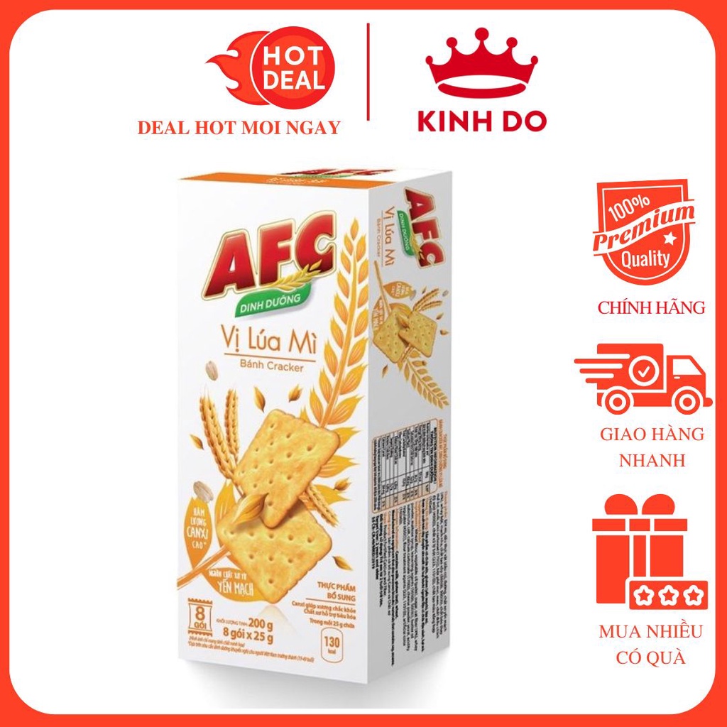 Afc Wheat Flavor Biscuits Box 200G (25G x 8 Packs) | Shopee Malaysia