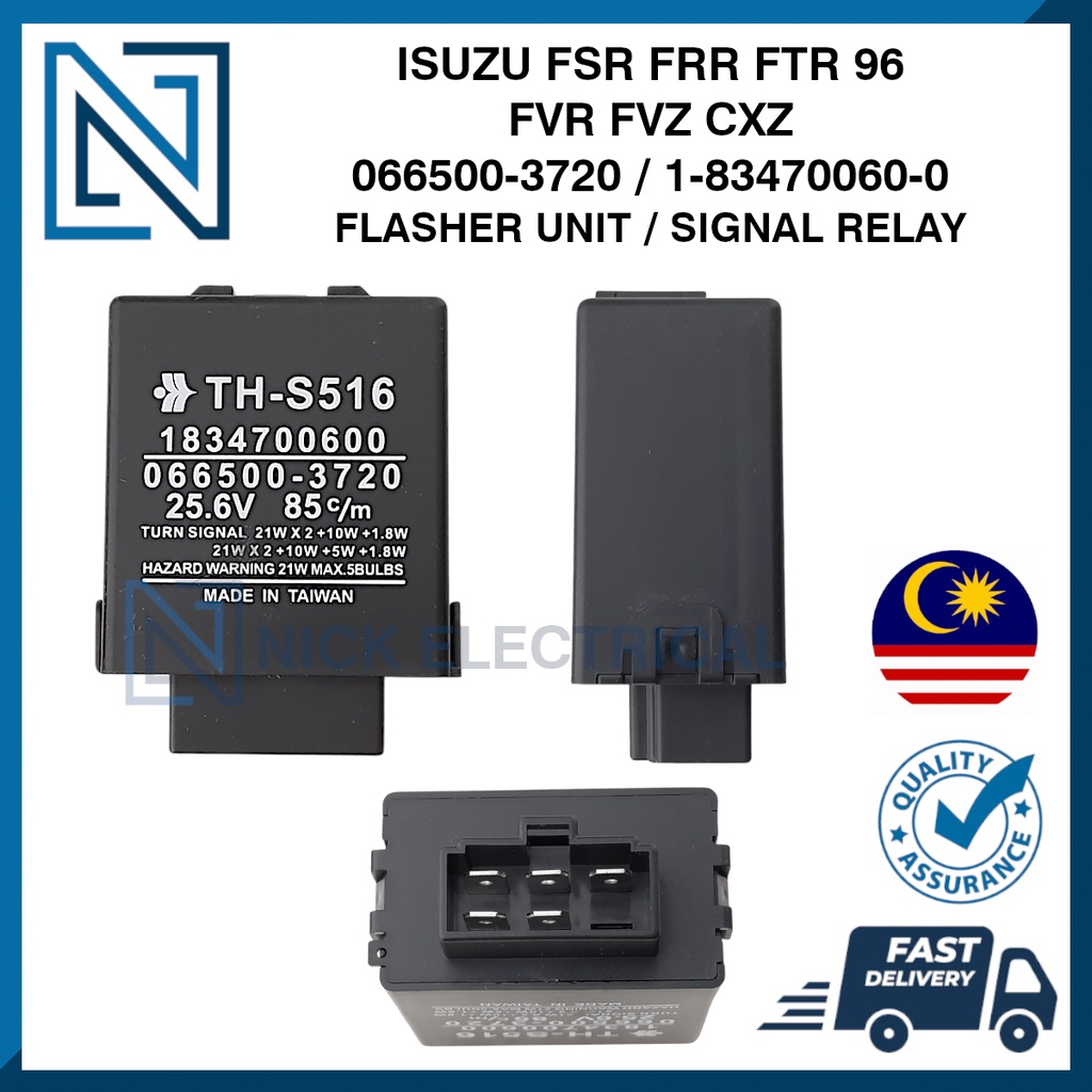 ISUZU FSR FRR FTR 96 FVR FVZ CXZ 5PIN 24V Flasher Unit Signal Relay ...