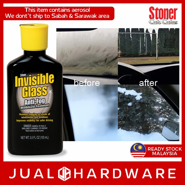 JH - Stoner Invisible Glass Anti-Fog (100ml) Prevent fog from ...