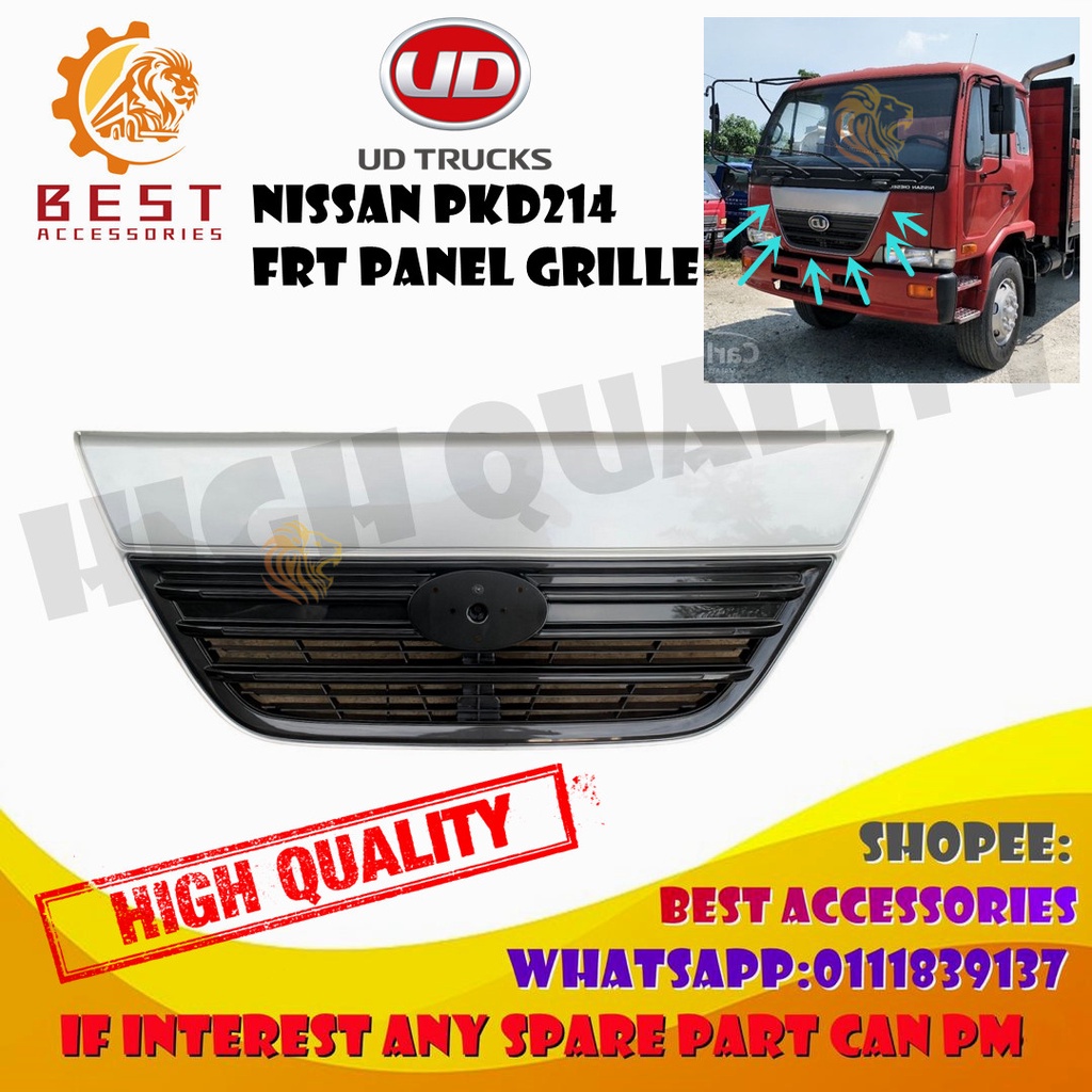 NISSAN PKD214 FRT PANEL GRILLE HIGH QUALITY | Shopee Malaysia